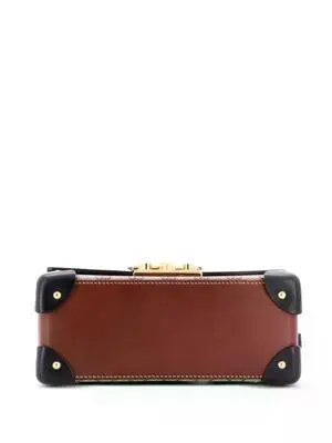 Gucci Padlock Bamboo Gg Coated Canvas Small Shoulder Bag - Brown