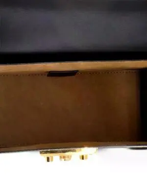 Gucci Padlock Bamboo Gg Coated Canvas Small Shoulder Bag