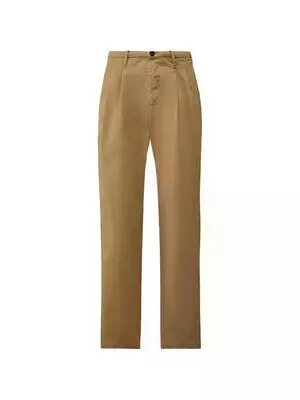 C.P. COMPANY Pleated Straight-leg Trousers