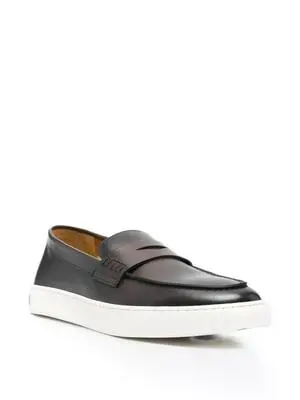 DOUCAL'S Penny-slot Leather Loafers