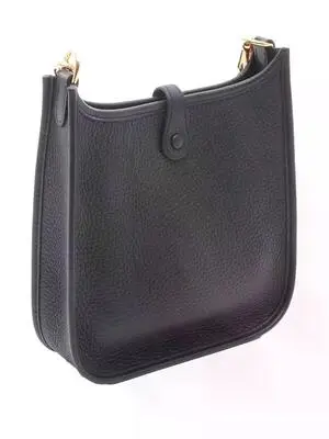 Hermès Clemence Evelyne Tpm 16 Crossbody Bag - Black