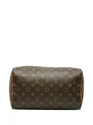 LOUIS VUITTON 2006 Monogram Speedy 30 Boston Bag - Brown