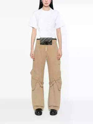 Dior Oblique Canvas Saddle Belt Bag