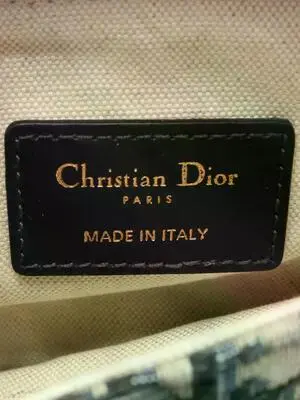 Dior 2000-2026 Mini Oblique Canvas Saddle Bag Satchel - Blue