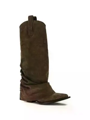 R13 Sleeve Detail Cowboy Boots
