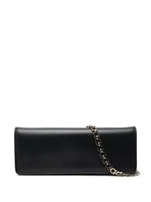 Ferragamo Gold Tone Clutches