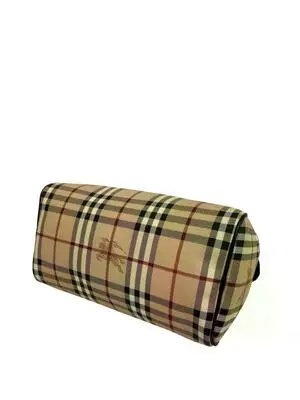 Burberry 2000-2017 Haymarket Check Boston Bag - Neutrals