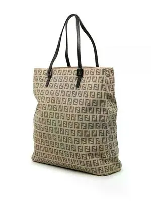 Fendi Zucchino Canvas Tote Bag