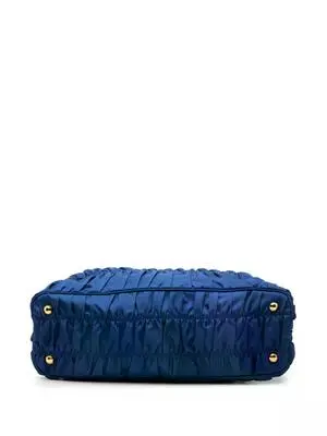Prada 2013-2026 Tessuto Gaufre Frame Satchel