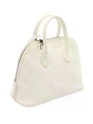 Hermès 2019 Mini Chevre Mysore Bolide 1923 Satchel - White