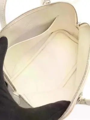 Hermès 2019 Mini Chevre Mysore Bolide 1923 Satchel - White