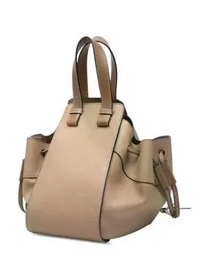 Loewe 2019 Small Grained Calfskin Drawstring Hammock Bag Satchel