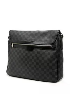 LOUIS VUITTON 2008 Damier Graphite District Mm Crossbody Bag