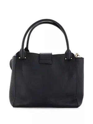 Burberry Buckle Leather Medium Tote Bag