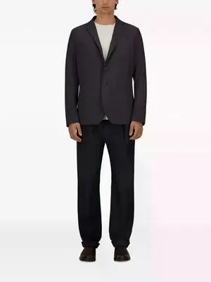Herno Single-breasted Seersucker Blazer