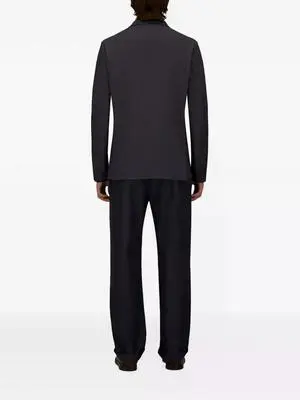 Herno Single-breasted Seersucker Blazer