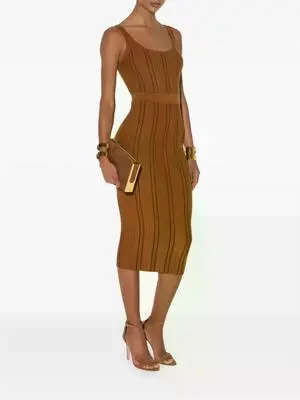 Elisabetta Franchi Suede Stiletto Sandals With Logo Detail