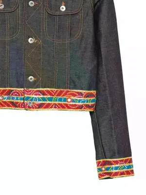 Dolce & Gabbana 2000s Embroidered Denim Jacket