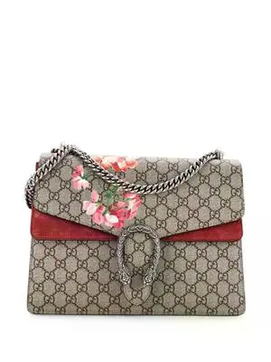 Gucci Dionysus Blooms Print Gg Coated Canvas Medium Shoulder Bag