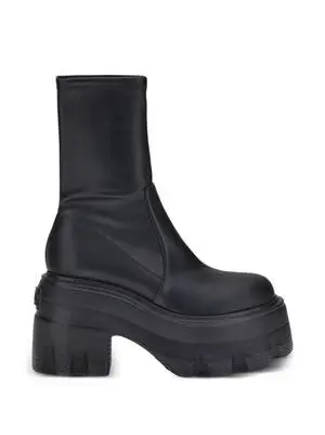 Casadei Maxxxi Platform Ankle Boots - Black
