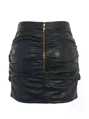 Elisabetta Franchi Ruched Tie-front Mini Skirt