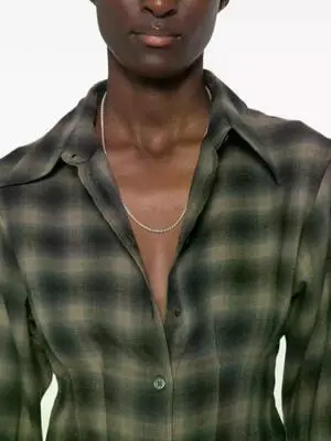 Our Legacy Envelop Check-print Shirt - Blue