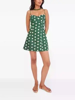 Cara Cara Cherry Polka-dot Mini Dress
