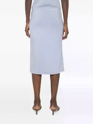 Tory Burch Scalloped Wool Skirt