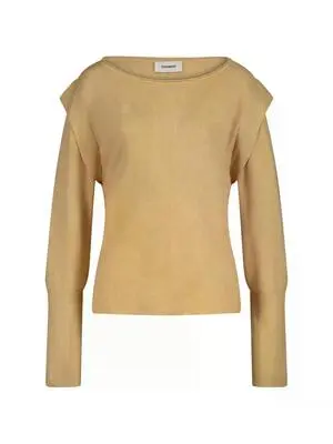 CHAMOIS FOU Rimini Cap-sleeve Sweater - Neutrals