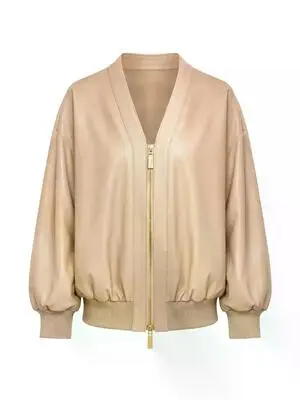 Max & Moi Verina V-neck Leather Jacket
