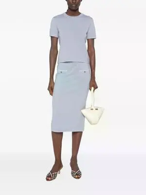 Tory Burch Scalloped Wool Top