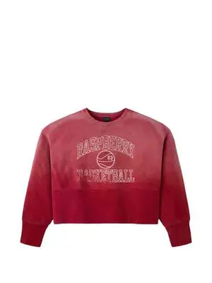 GV GALLERY Graphic-print Cropped Sweater - Red