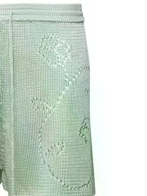 Calle Del Mar Pointelle Knit Shorts