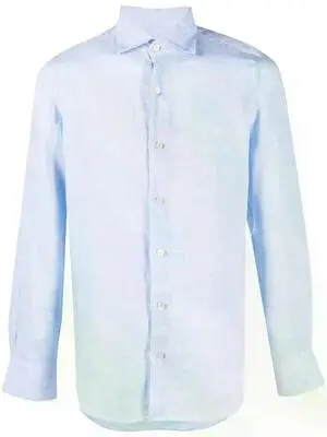 FINAMORE 1925 Long-sleeve Linen Shirt