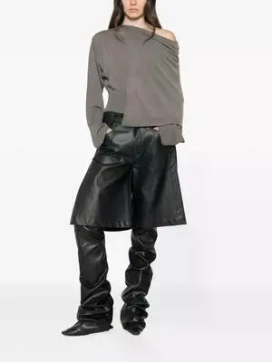 Rick Owens Asymmetric Draped Sweater