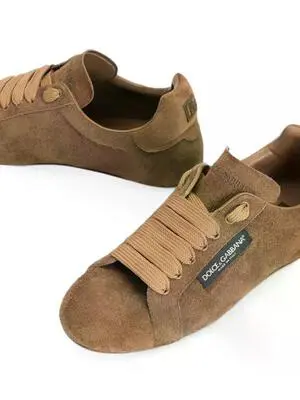 Dolce & Gabbana Split Leather Portofino Soft Sneakers