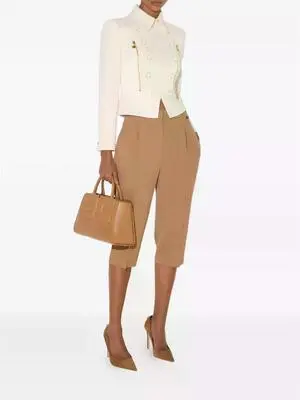 Elisabetta Franchi Suede Pumps With Logo Detail