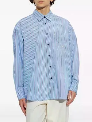 Palm Angels Striped Cotton Shirt