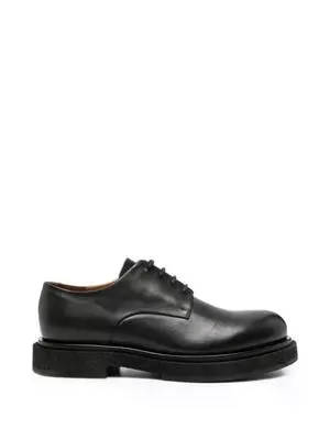 Officine Creative Leather Lace-up Derby Shoes - Black