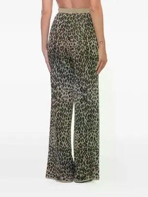Marella Leopard-print Drawstring-waist Trousers