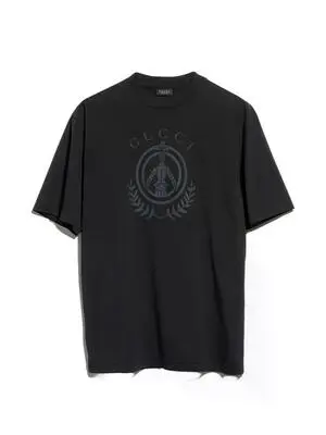 Gucci Logo-print Cotton T-shirt - Black