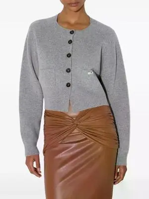Elisabetta Franchi Raglan-sleeve Cropped Cardigan