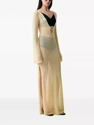 Bardot Bryn Crochet-construction Ring-detail Maxi Dress
