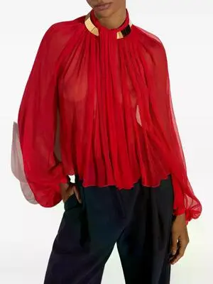 Elisabetta Franchi Gathered Blouses