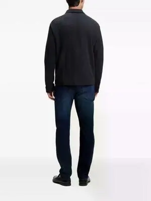BOSS Textured Button-up Shirt Jacket - Black