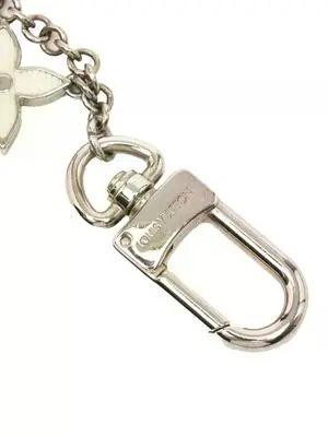 LOUIS VUITTON 2016 Brass Fleur D Epi And Bag Charm Key Chain