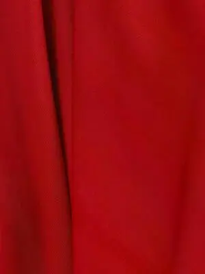 Andamane Ruched Halter-neck Maxi Dress - Red