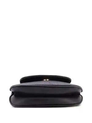 Gucci 1973 Chain Shoulder Bag Leather Small Crossbody Bag - Black
