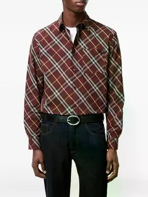 Burberry Classic-fit Check Cotton Shirt
