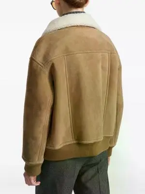 YVES SALOMON Lamb Shearling Bomber Jacket